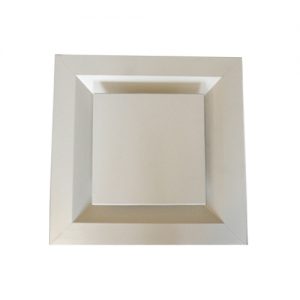 Metal Slimline Square Vent 150mm