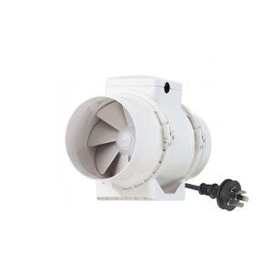 Fanco TT Mixflow 100 Inline Fan with Lead & Plug | Universal Fans