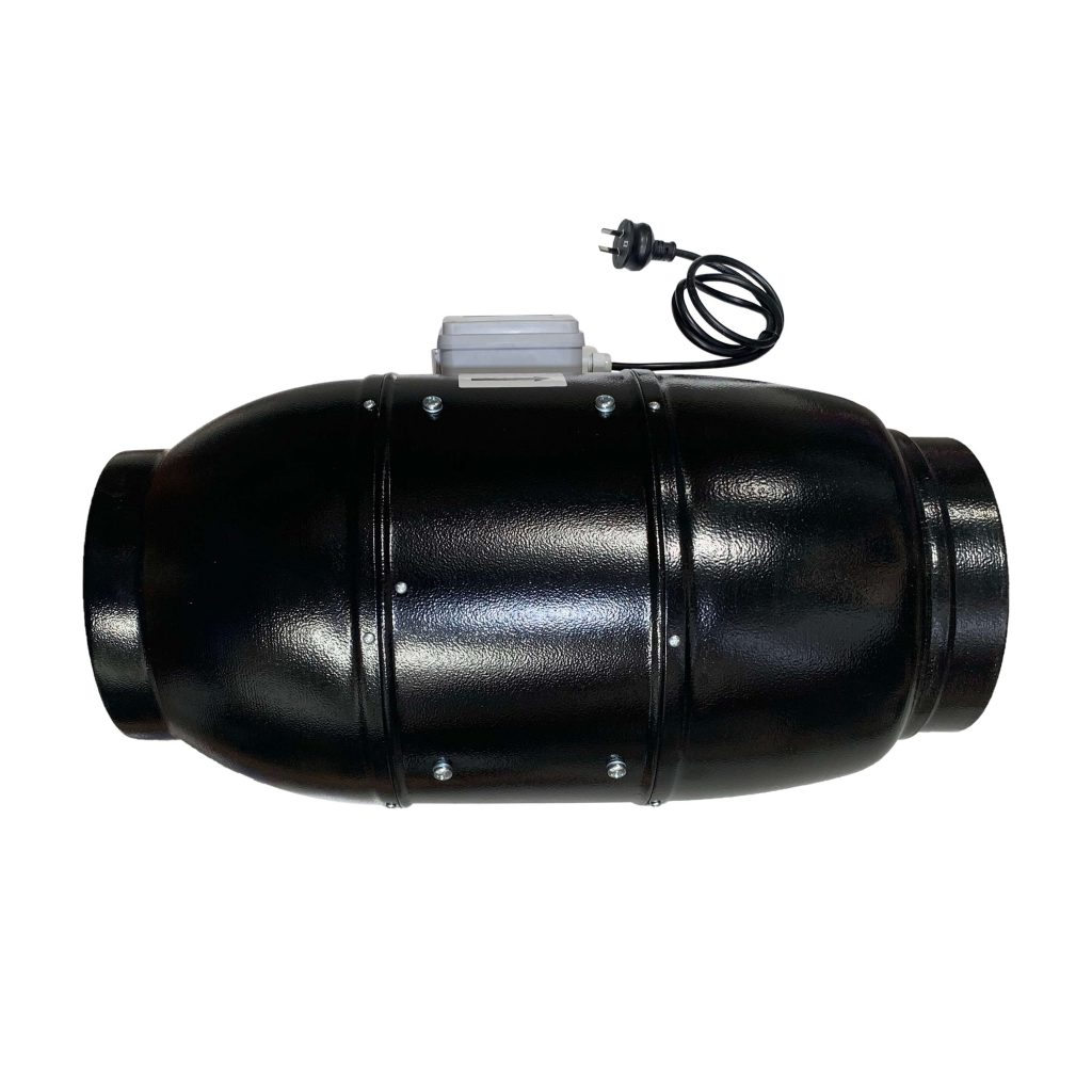 Fanco TT Silent 200 Inline Fan with Plug for DIY installation ...