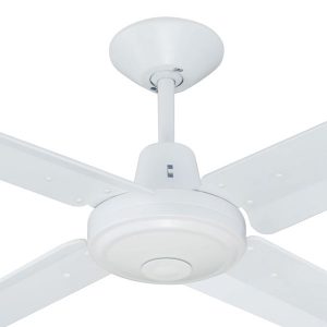 Hunter Pacific Mach 3 Typhoon Ceiling Fan - White (Moulded Blades) 52"