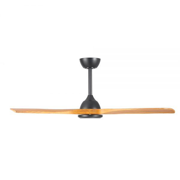 Claro Sleeper DC Ceiling Fan - White with Timber Blades 48"