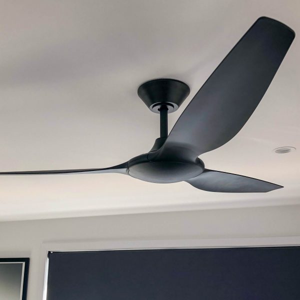 Three Sixty Delta DC Ceiling Fan - Black 56" | Universal Fans Australia