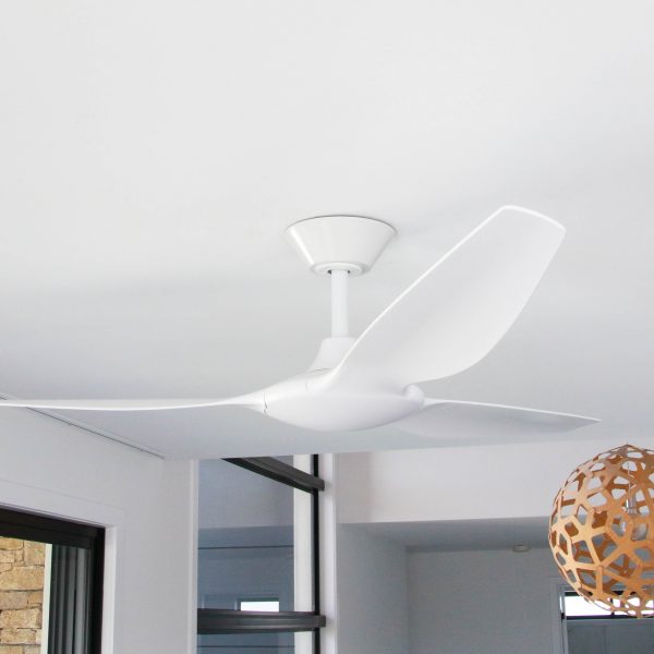 Three Sixty Delta DC Ceiling Fan - White 56" | Universal Fans Australia