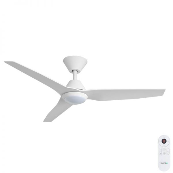 Fanco Infinity-iD SMART DC Ceiling Fan with LED Light 48 inch. White ...