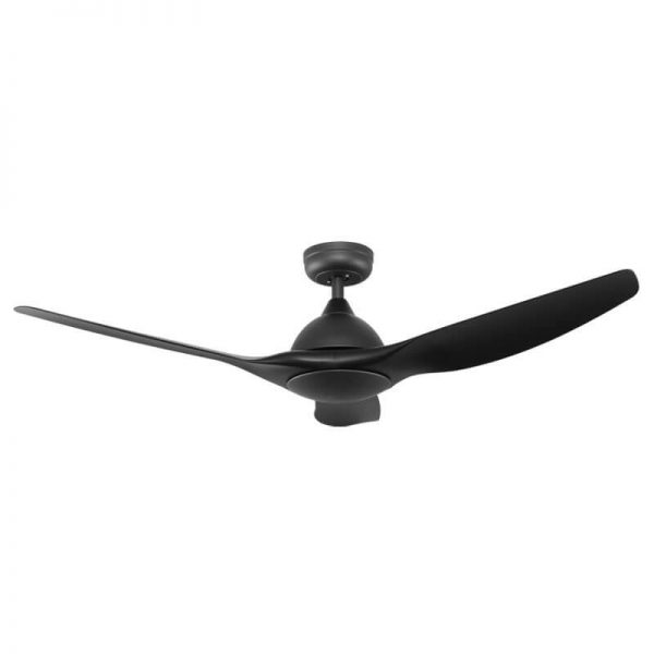 Fanco Horizon High Airflow DC Ceiling Fan with Wall Control - Black 52"