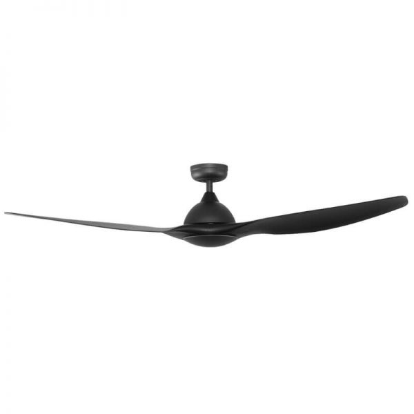 Fanco Horizon High Airflow DC Ceiling Fan with Wall Control - Black 64"
