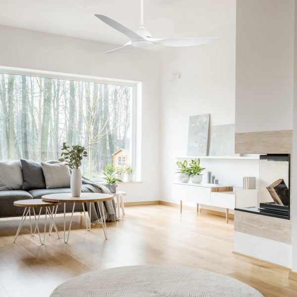 Fanco Horizon SMART DC Ceiling Fan with CCT LED Light - White 64"