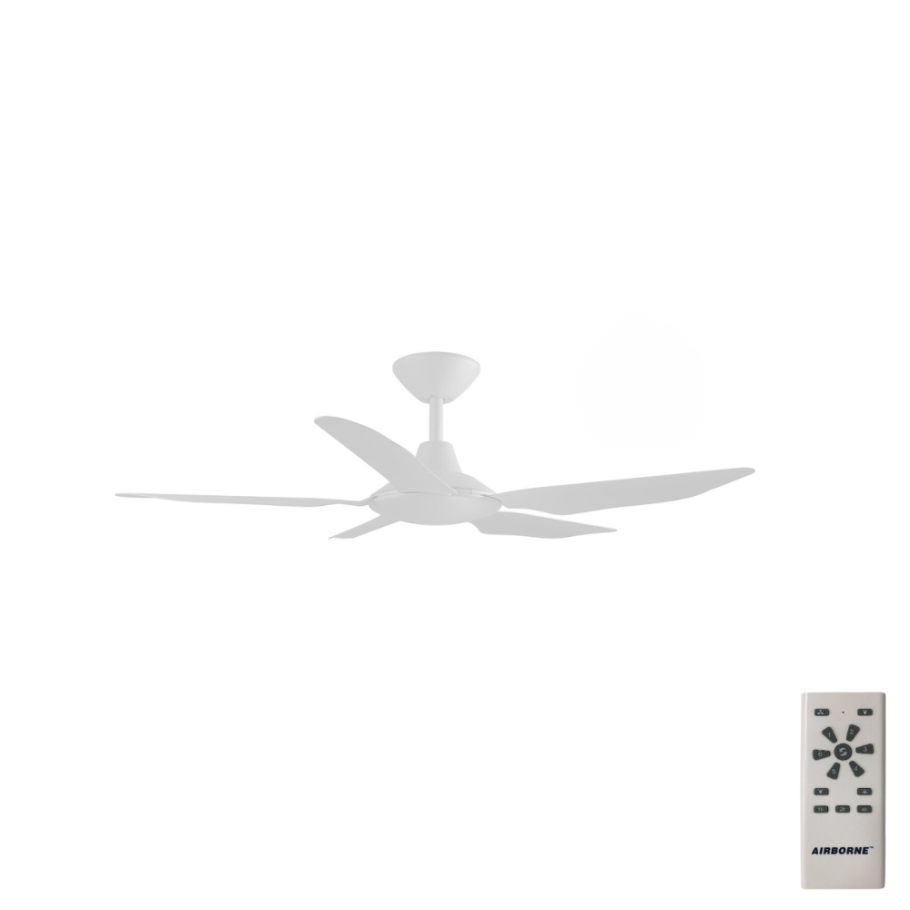 Calibo Storm DC Ceiling Fan 42 inch. White | Universal Fans