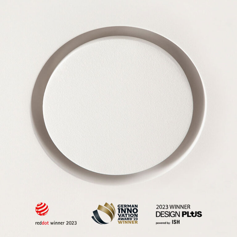 Ergovent Rondo Frameless Diffuser Vent White (150mm)| Universal Fans