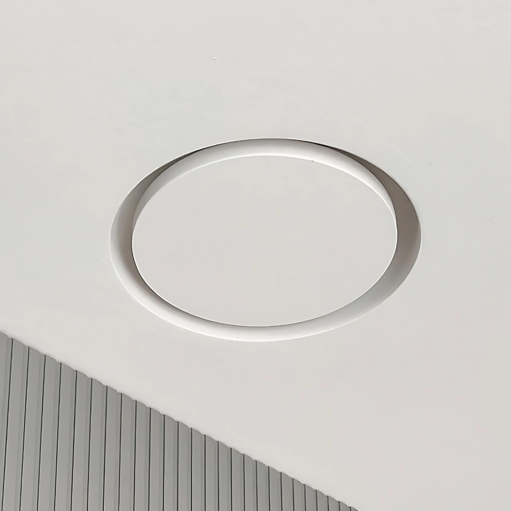Ergovent Rondo Frameless Diffuser Vent White (100mm) | Universal Fans
