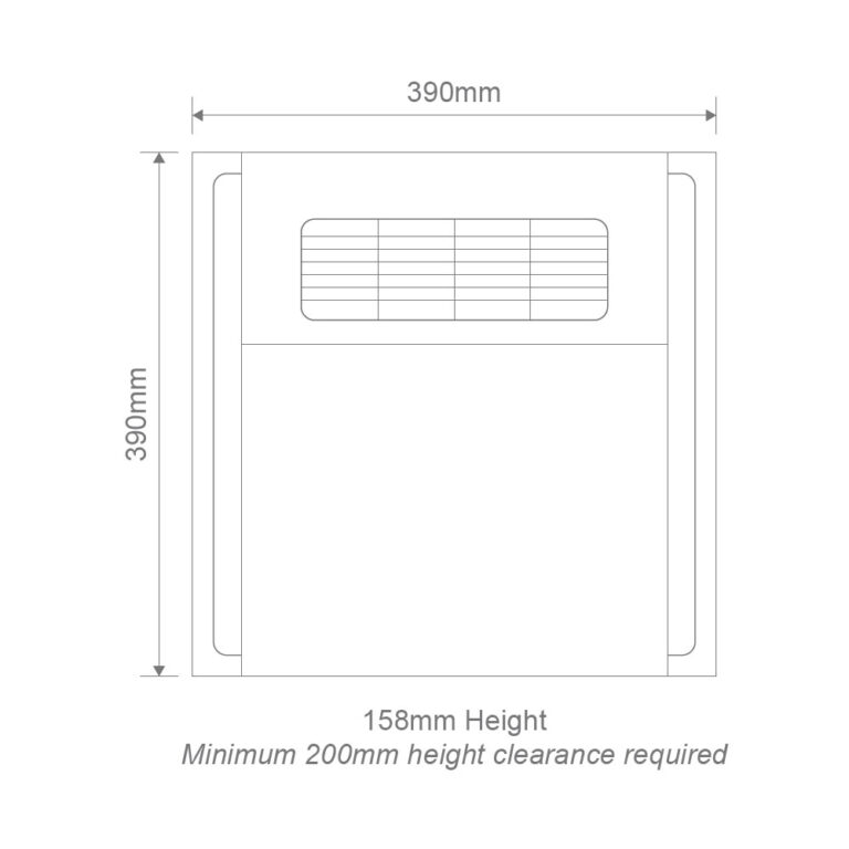 Domus Heatcore 4 in 1 Bathroom Heater. White | Universal Fans Australia